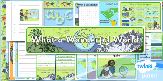 Geography: What a Wonderful World KS1 Unit Additional Resources