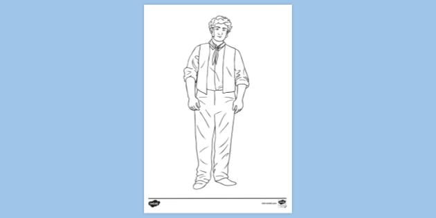 FREE! - Joe Gargery Colouring Sheet | Colouring Sheets