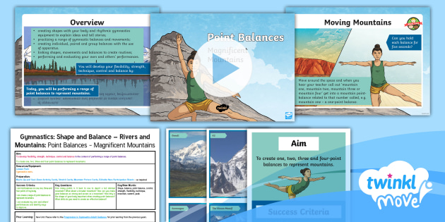 Year 6 Gymnastics: Rivers and Mountains Lesson 2