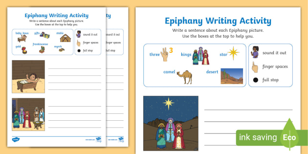 Epiphany Early Writing Activities