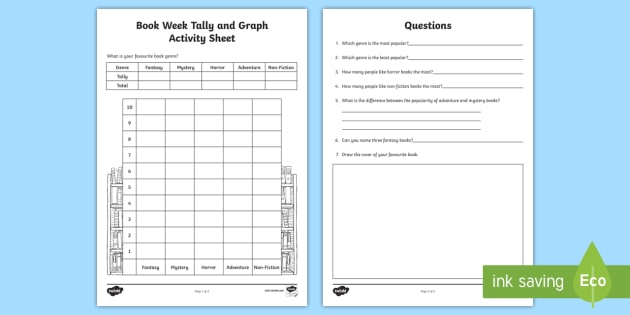 CBCA Book Week Tally And Graph Activity - Events - Australia
