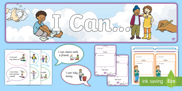 EYFS 'I Can...' Display Pack (teacher made)