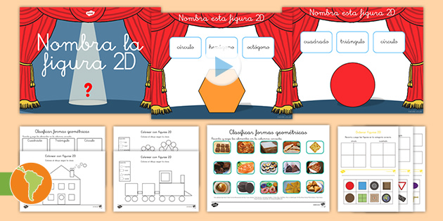 Pack de recursos: Figuras geométricas (teacher made)