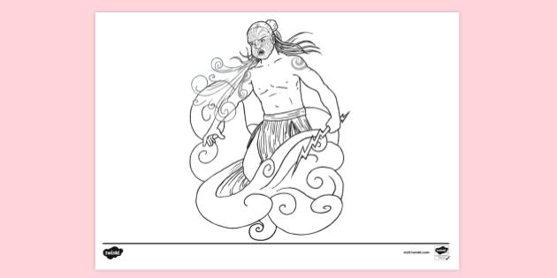 FREE! - Tawhirimatea Colouring Sheet | Colouring Sheets