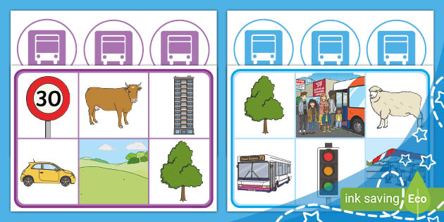 Bus Journey Bingo (teacher made)