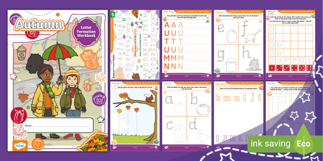 Autumn Handwriting Worksheets | twinkl.com.au
