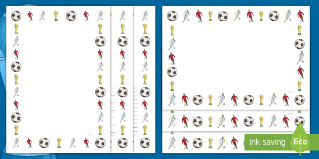 KS2 The World Cup Page Border Pack (teacher made)