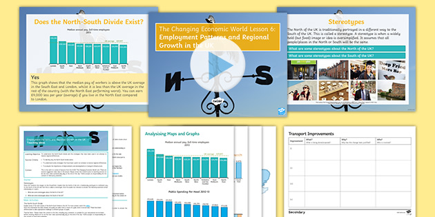 The Changing Economic World Lesson 6: Employment Patterns and Regional ...