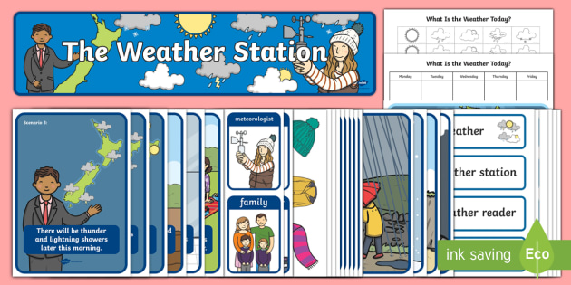 New Zealand Weather Station Display Pack (teacher made)