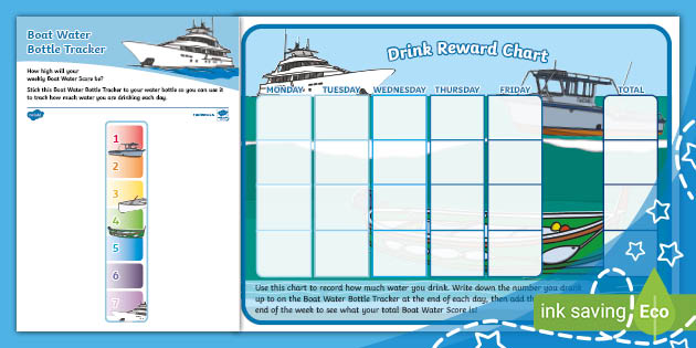 Water Bottle Drinking Game - Boat (teacher made)