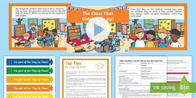 PSED Look What I Can Do: Tidy-Up Time Adult Input Planning and Resource ...