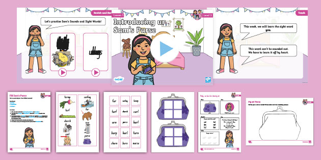 Phonics: Level 3: Week 3: Lesson Pack 1: 'ur' (Teacher-Made)