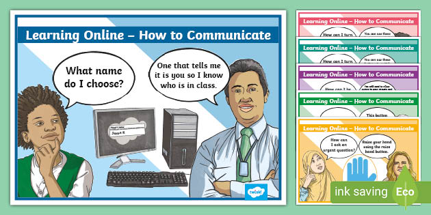 Learning Online – How to Communicate Display Posters