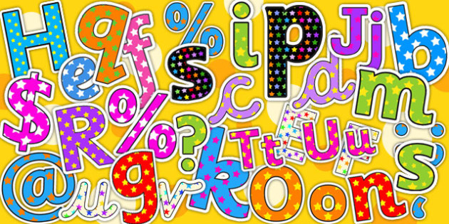 👉 Starry Display Lettering Variety Pack