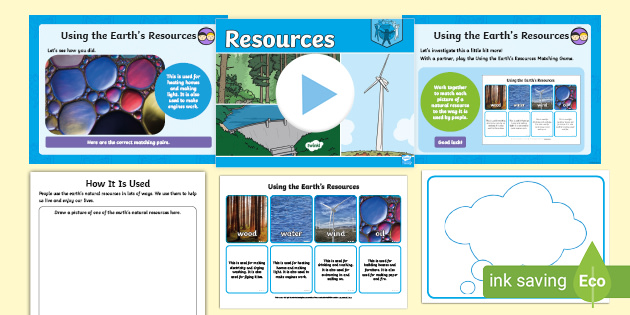 PSHE KS1 Natural Resources Lesson Pack | One World Lesson 5