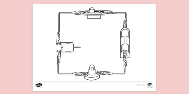 FREE! - Complete Circuit Switch Off Colouring Sheet