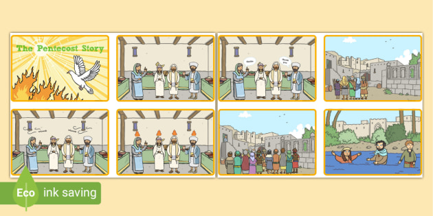 Pentecost Story Sequencing Cards (teacher made)