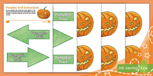 FREE! - Pumpkin Trail Hunt Pack (teacher made)