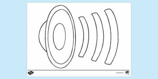 FREE! - Sound Colouring Sheet | Colouring Sheet