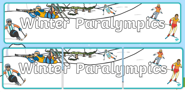 Winter Paralympics Banner