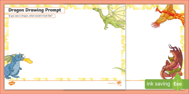 FREE! - Dragon Drawing Prompts (teacher made)