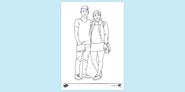FREE! - Adolescence Colouring Sheet | Colouring Pages