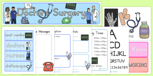 Doctors' Surgery Role Play Pack (teacher made)