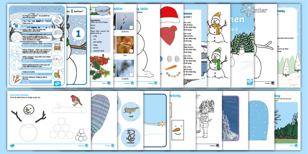 Snowy Days Resource Pack (teacher made)