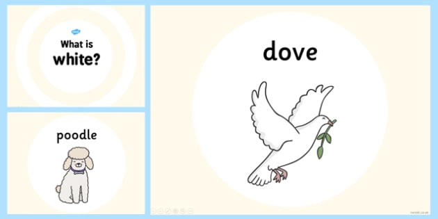 What is White Colour PowerPoint