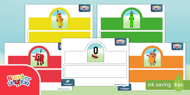 Numberblocks: Role Play Headbands (teacher made)