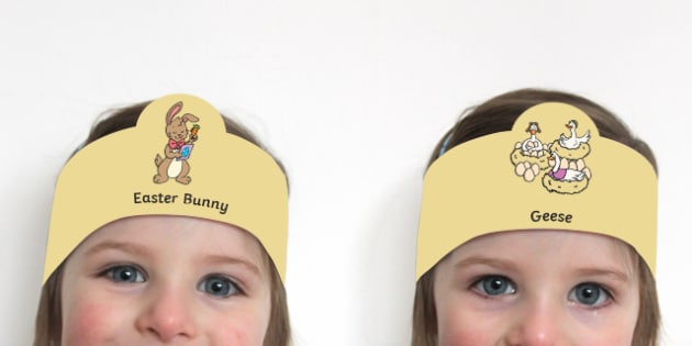 Saving Easter - Role Play Headbands (teacher made)
