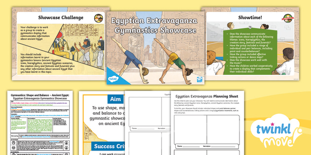 Gymnastics Showcase Lesson | Ancient Egypt | Year 4 PE