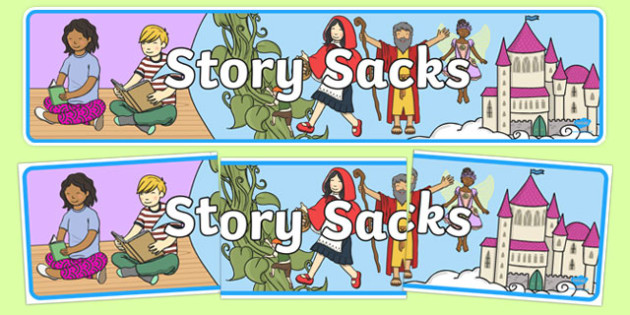 👉 Story Sacks Display Banner (teacher made)