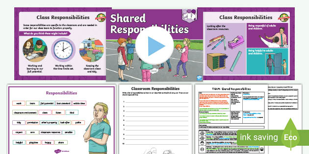 PSHE and Citizenship UKS2 TEAM Lesson 6: Shared Responsibilities Lesson ...