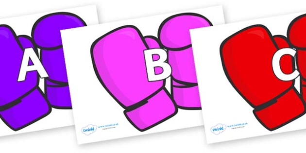 FREE! - A-Z Alphabet on Mittens (teacher made)