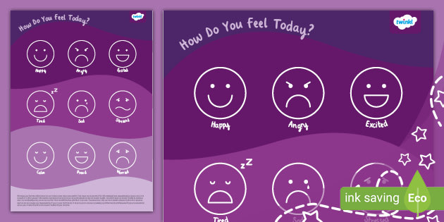 * NEW * How Do You Feel Today? (teacher made)