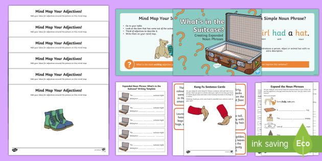 Expanded Noun Phrases: What's in the Suitcase? Resource Pack