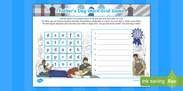 Father's Day Vocabularies | twinkl.com.au