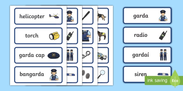 Garda Display Cards