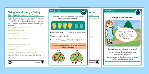 👉 White Rose Maths Compatible Y1 Subtraction How Many Left?(1)