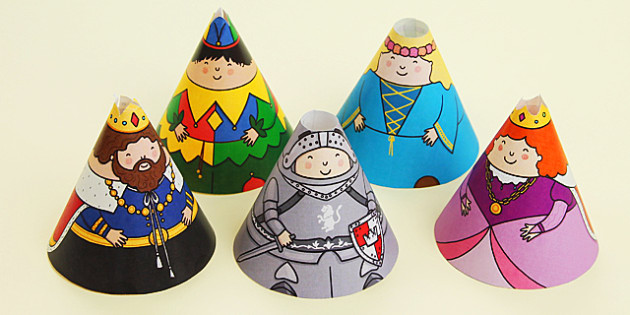 Castles and Knights Cone Characters (teacher made)