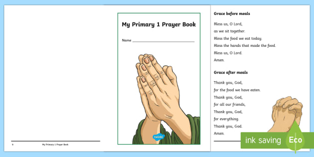 My Primary 1 Prayer Book (teacher made)