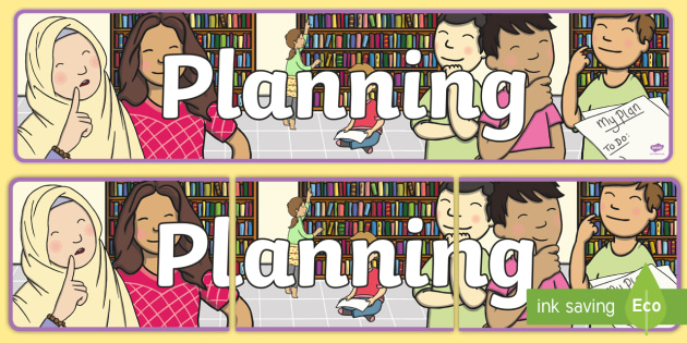 Planning Display Banner (teacher made)