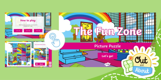 FREE! - The Fun Zone Picture Puzzle (teacher made)