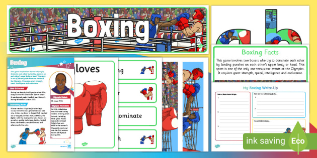 Boxing Resource Pack (teacher made)