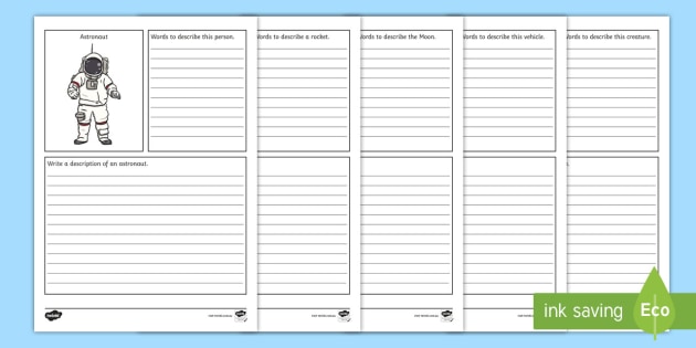 FREE! - National Science Week Description 2019 Writing Frames