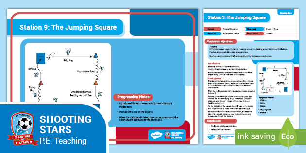 FREE! - PE Station 9 1st/2nd Class (teacher made)