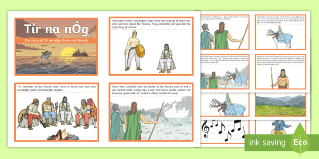 Tír na nÓg Sequencing Cards (teacher made)