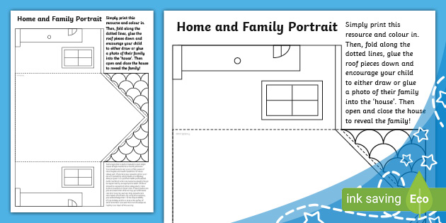 Home and Family Portrait Resource (teacher made)