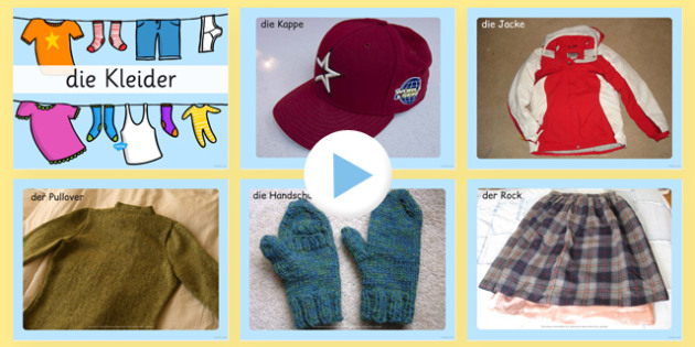 Clothing Photo PowerPoint German